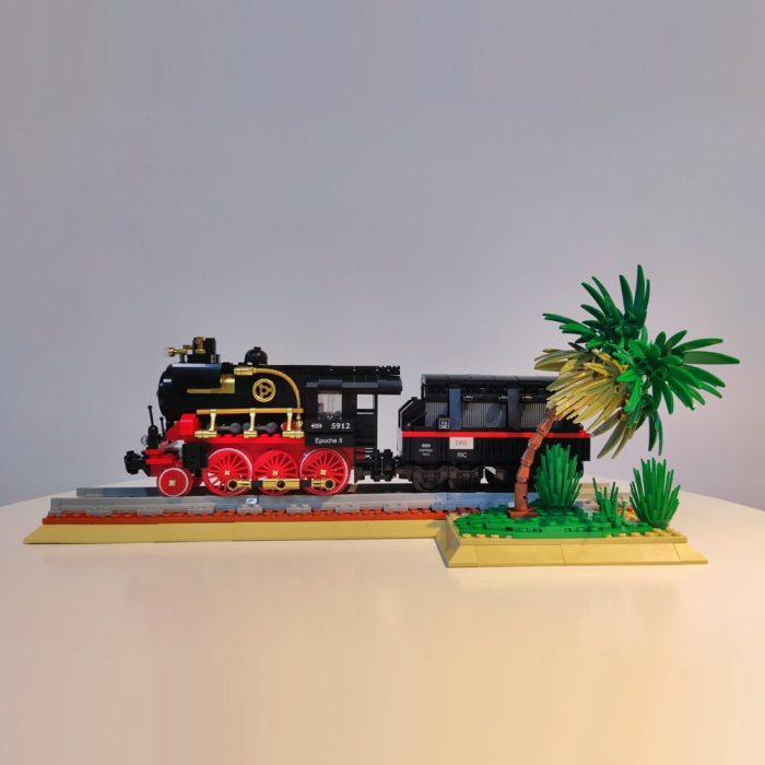 Jiestar 59008 Moc Steam Locomotive Track Railway - LEPIN LEPIN Store