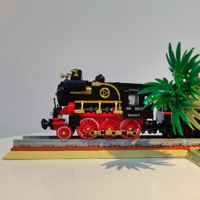 Jiestar 59008 Moc Steam Locomotive Track Railway - LEPIN LEPIN Store