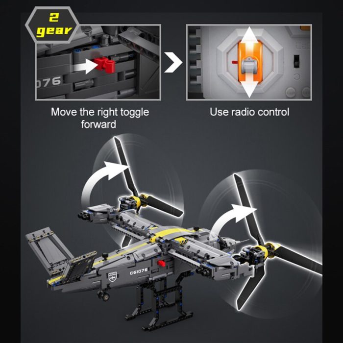 Cada C61076 Weapon RC Rotorcraft Fighter - LEPIN LEPIN Store