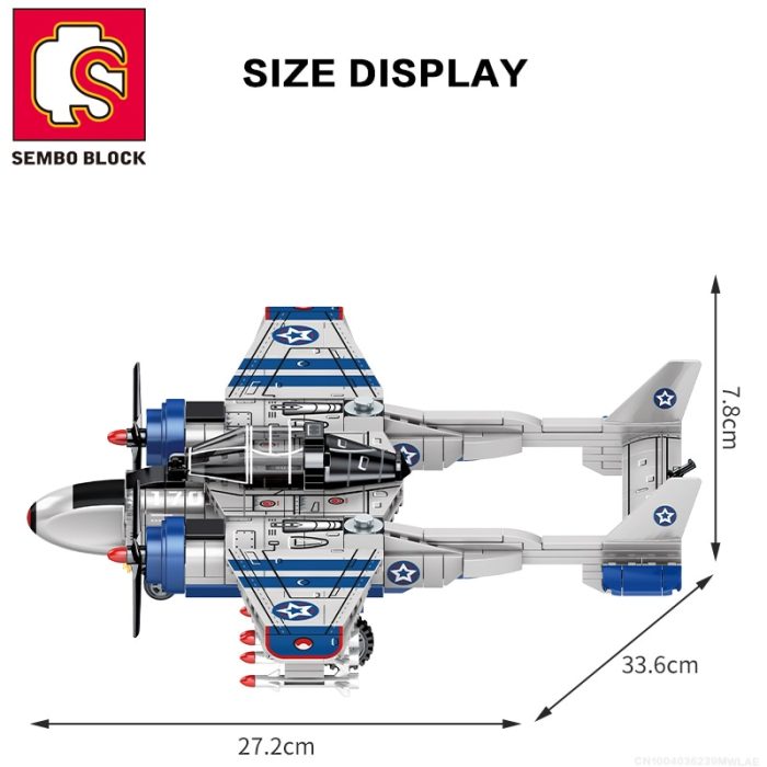 SEMBO Fighter Bombing Airplane - LEPIN LEPIN Store