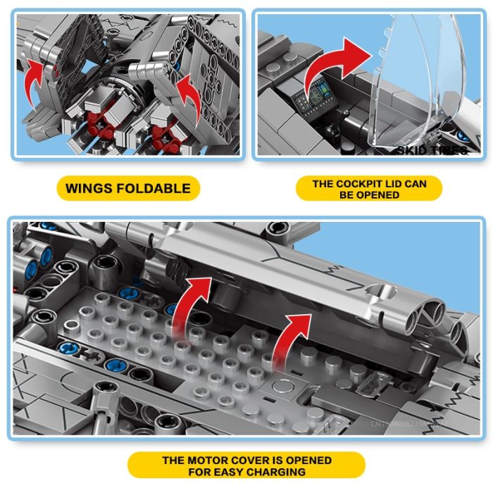SEMBO Fighter Bombing Airplane RC - LEPIN LEPIN Store
