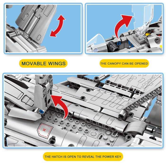 SEMBO BLOCK Fighter Bombing Airplane - LEPIN LEPIN Store