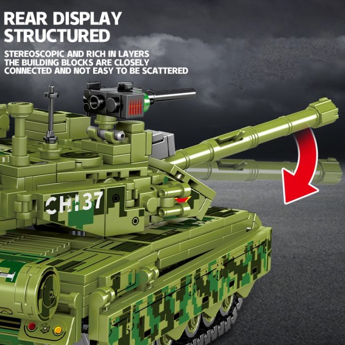 SEMBO Military Main Battle Tank Bricks Heavy Armed Weapon - LEPIN LEPIN ...