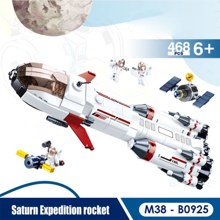 Sluban Aerospace Space Saturn Expedition Rocket Model - LEPIN LEPIN Store